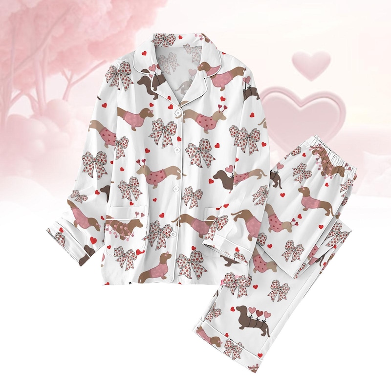 Dachshund Pajamas Cotton - Etsy