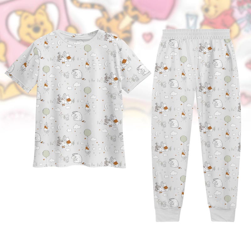 Winnie the Pooh Adult Pajamas - Etsy