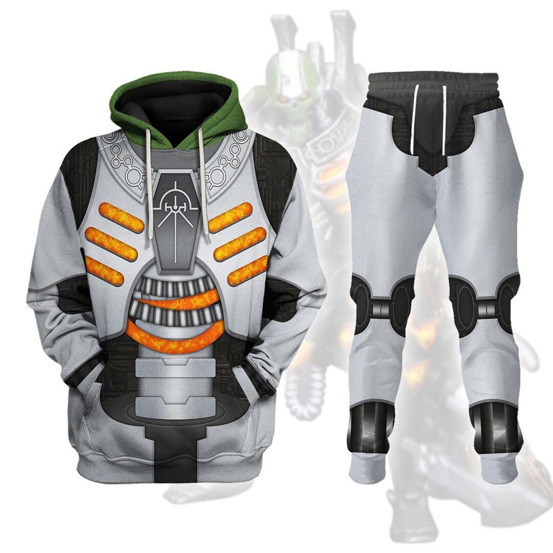 Mephrit Dynasty Costume Hoodie, Warhammer 40k Cosplay Joggers, Space ...