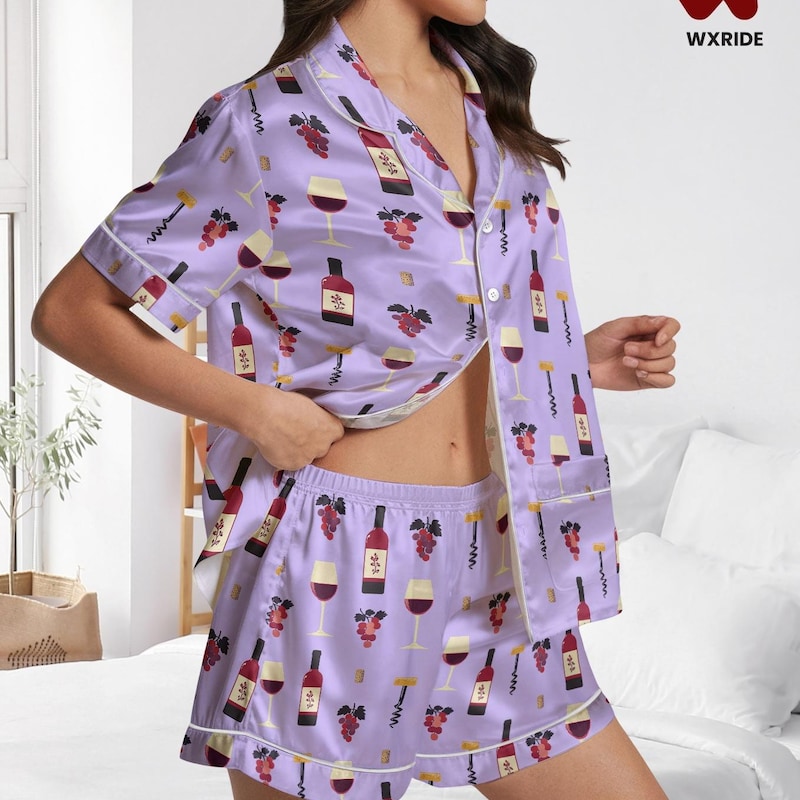 Wine Pajamas - Etsy