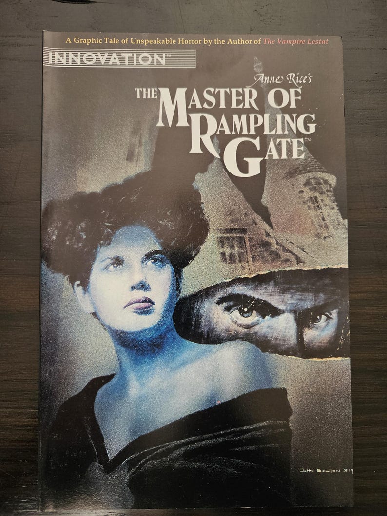 Anne Rice's Master of Rampling Gate Graphic Novel - Etsy