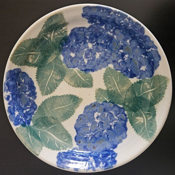 Hydrangea Pottery Bowl - Etsy