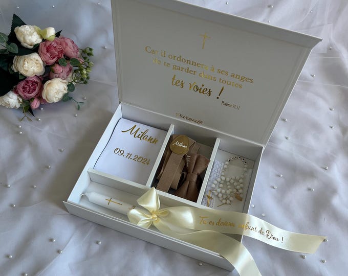 Baptism Box, Baptism Box, Sacraments, Gift, Baptism Box, Christian Box ...