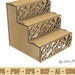 3-tier Wooden Cupcake Stand - Elegant Laser-cut Dessert Display - SVG ...