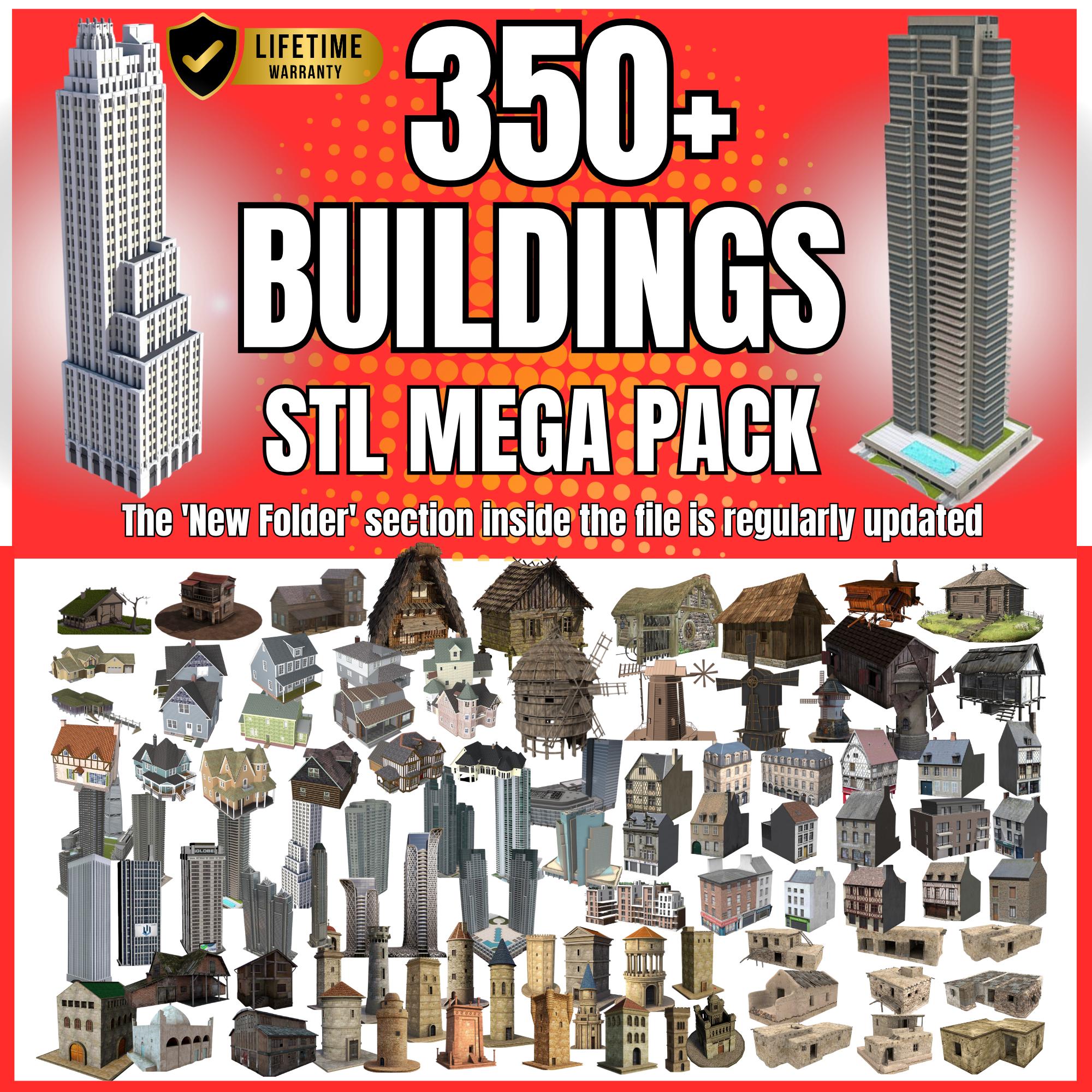 350+ Architecture STL Collection | 3D Printable Buildings, Houses ...