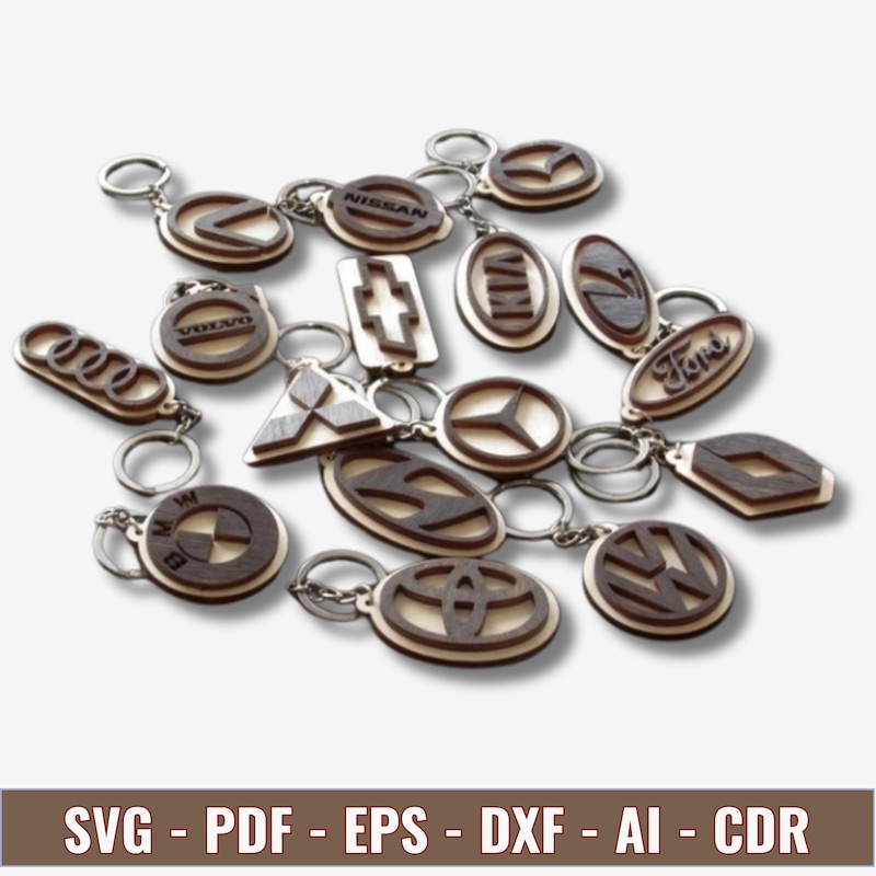 Custom Made Keychain Logo - Etsy