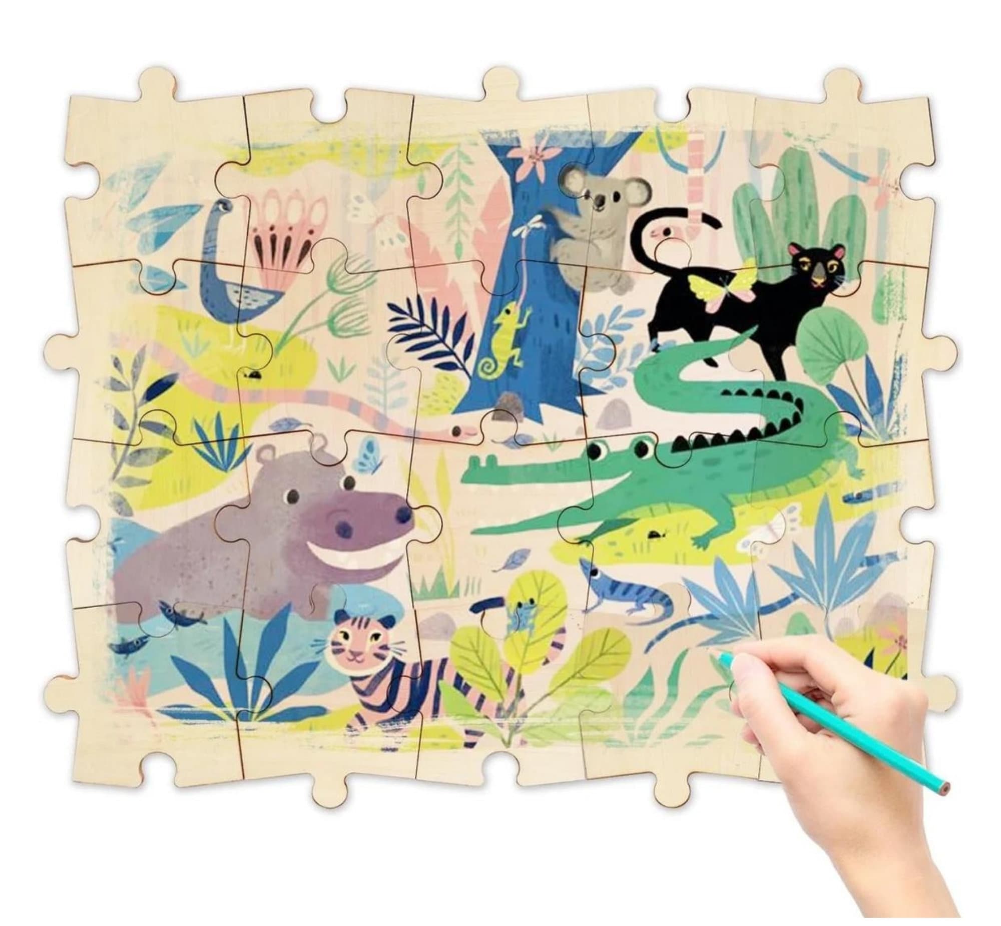 60+ Laser Cut Jigsaw Puzzles Bundle - SVG Puzzle Templates, DXF Files ...