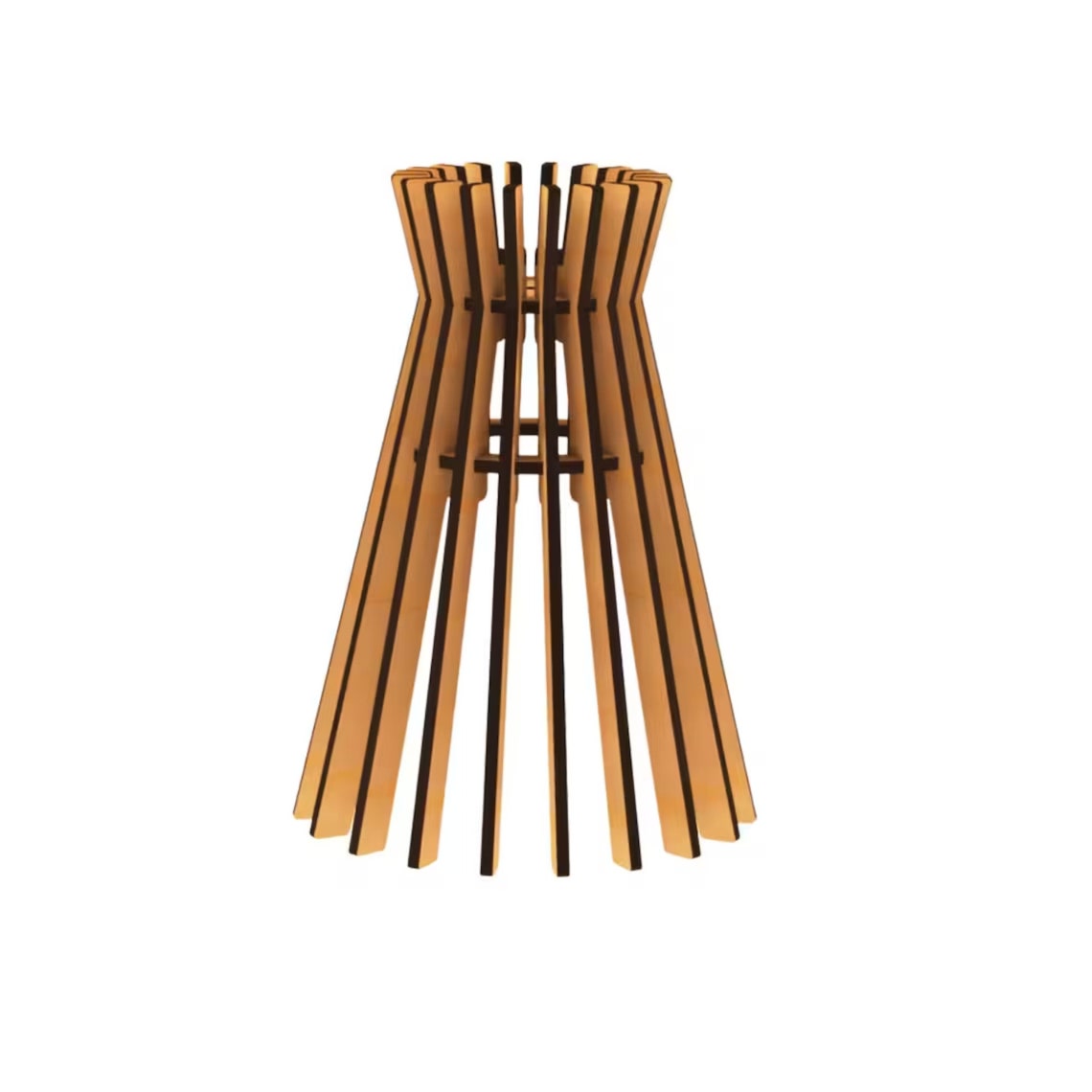 Laser Cut Wooden Lamp Bundle:12 Glowforge Ceiling Lamp Templates-cnc ...