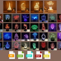 Acrylic Night Light - Etsy