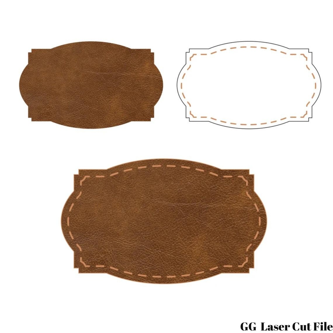 940 File Leather Patch Design Bundle,92 Unique Designs,hat Patches Svg ...