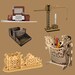 Digital Desk Organizer Bundle: 72 Laser-cut & Engraved SVG Designs ...