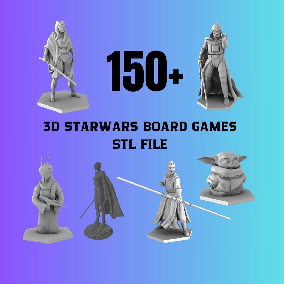 3D STL Best Mega Star Wars Pack 150 High-quality Models Top Seller ...