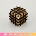 Laser-cut Cross Cube Puzzle Template - Nine-piece Box Puzzle Toy ...