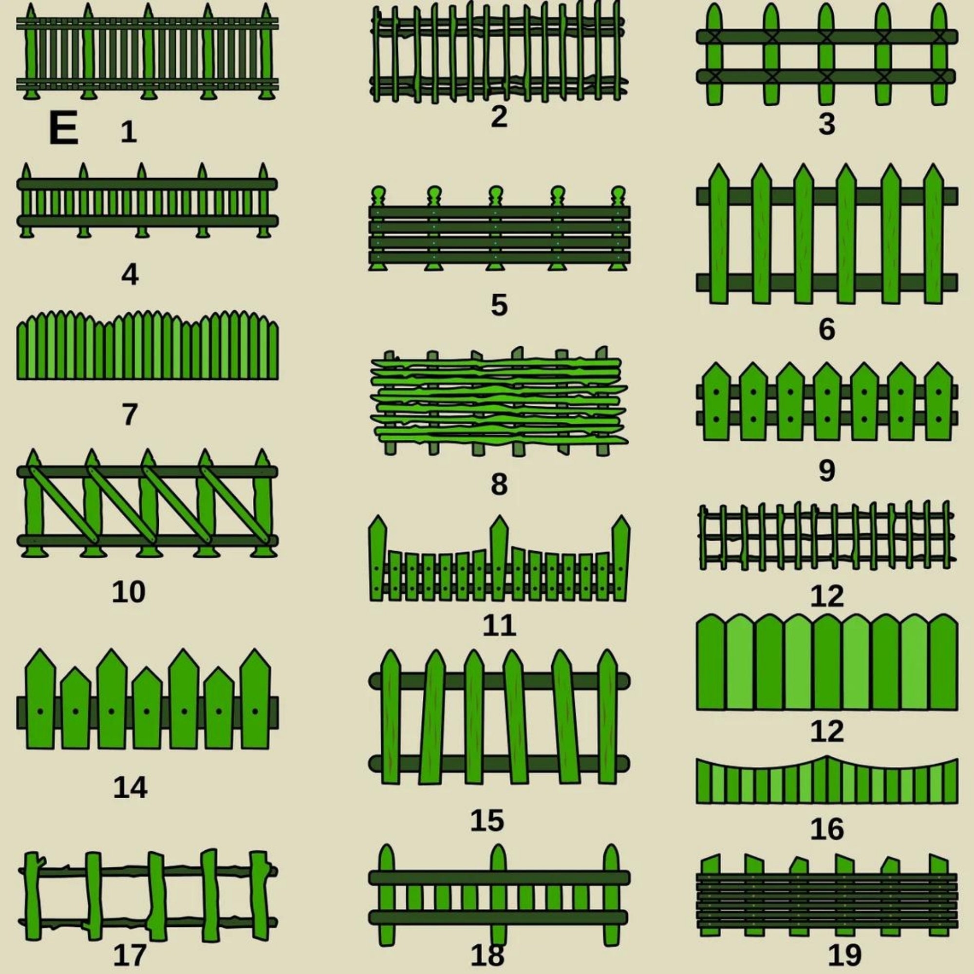Rustic Charm: Wood Fence SVG Bundle - Wooden Fence Cut Files - Garden ...