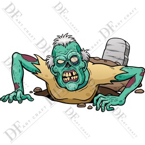 25 Zombie Clipart SVG Bundle + FREE Batch File Viewer |PNG, Jpg, Pdf ...
