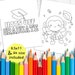 Preschool Graduation Kids Coloring Pages, Kindergarten Graduation ...