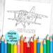 Airplanes Coloring Pages for Kids, Classroom Printable, Space ...