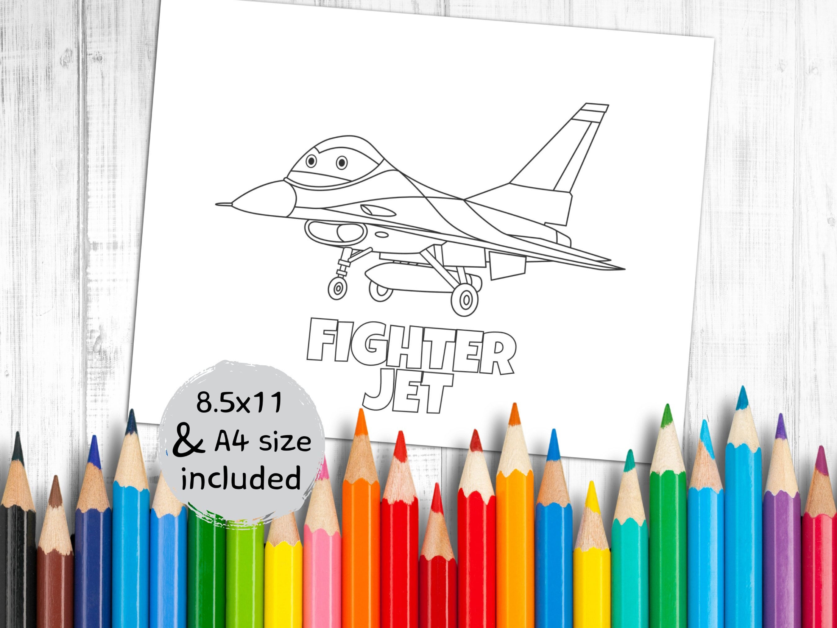 Airplanes Coloring Pages for Kids, Classroom Printable, Space ...