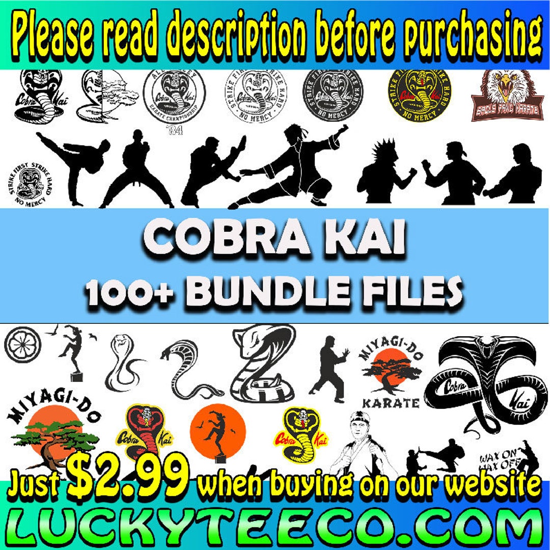 100 Cobra Kai Svg Bundle, Cobra Kai Png, Eagle Fang Svg, Karate Kid Svg ...