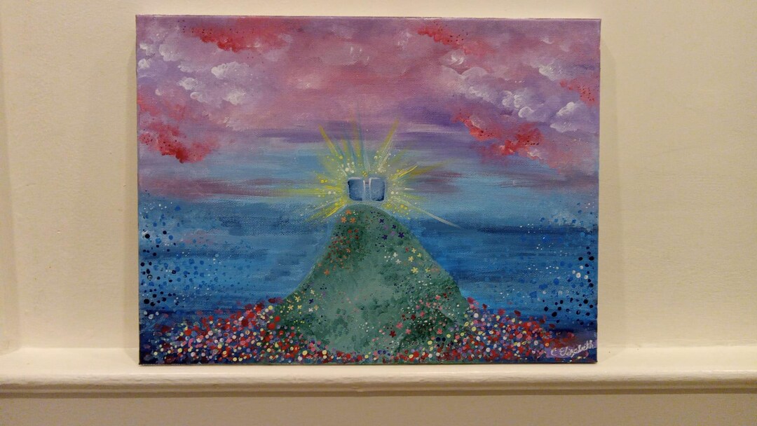 Mount Sinai Matan Torah Painting - Etsy
