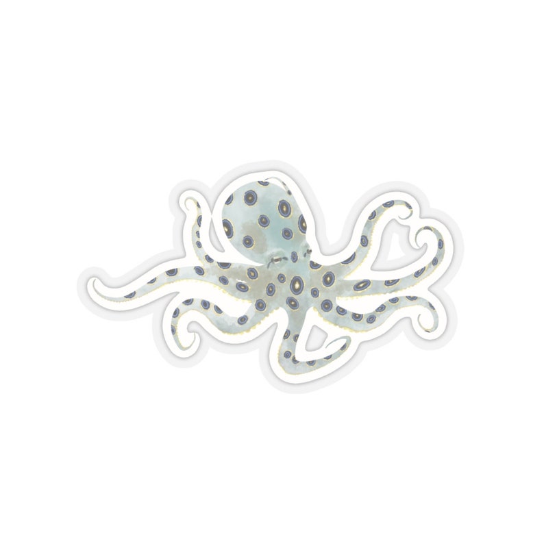 Blue-ringed Octopus Sticker - Etsy