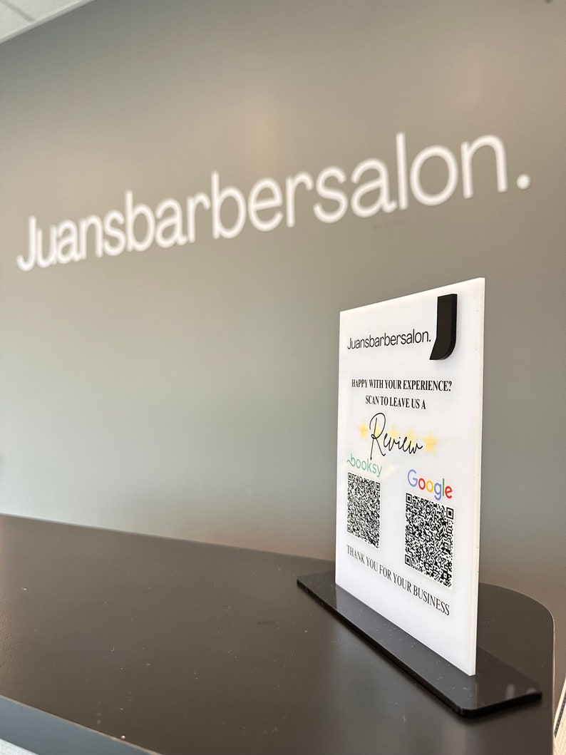 Custom Business Review Signs Leave Us a Review Sign for Small Business ...