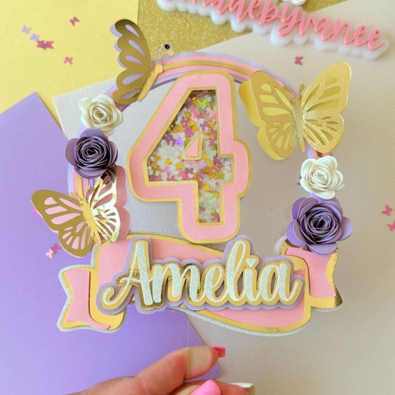 Butterfly Cake Topper - Etsy