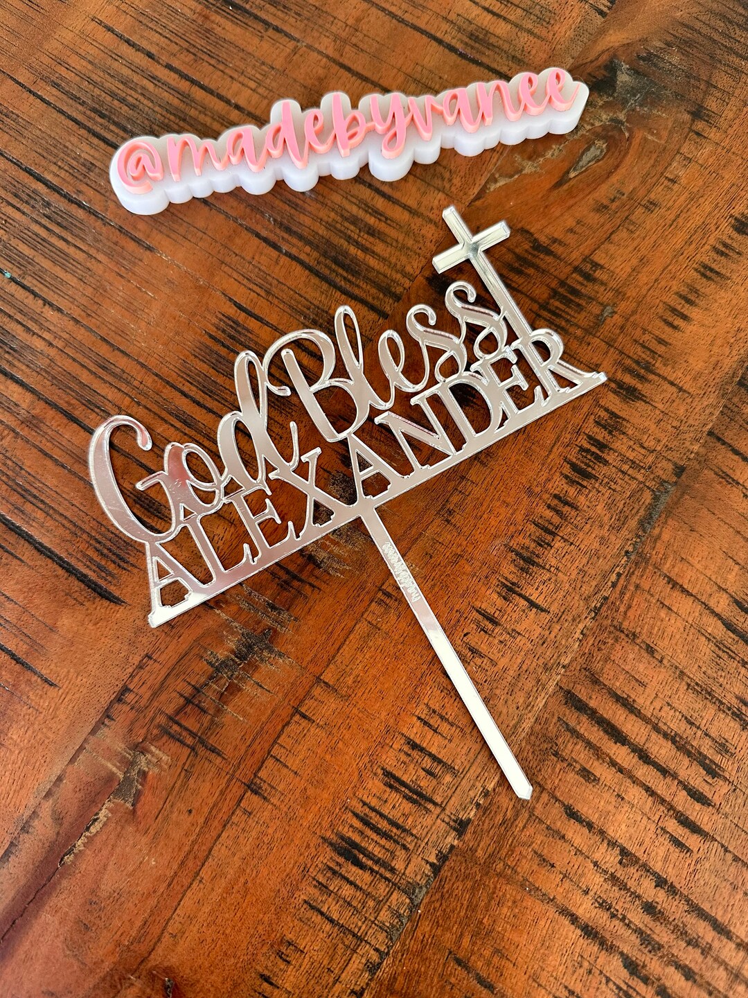 Custom Acrylic Cake Topper Personalized Acrylic Birthday Decor Birthday ...