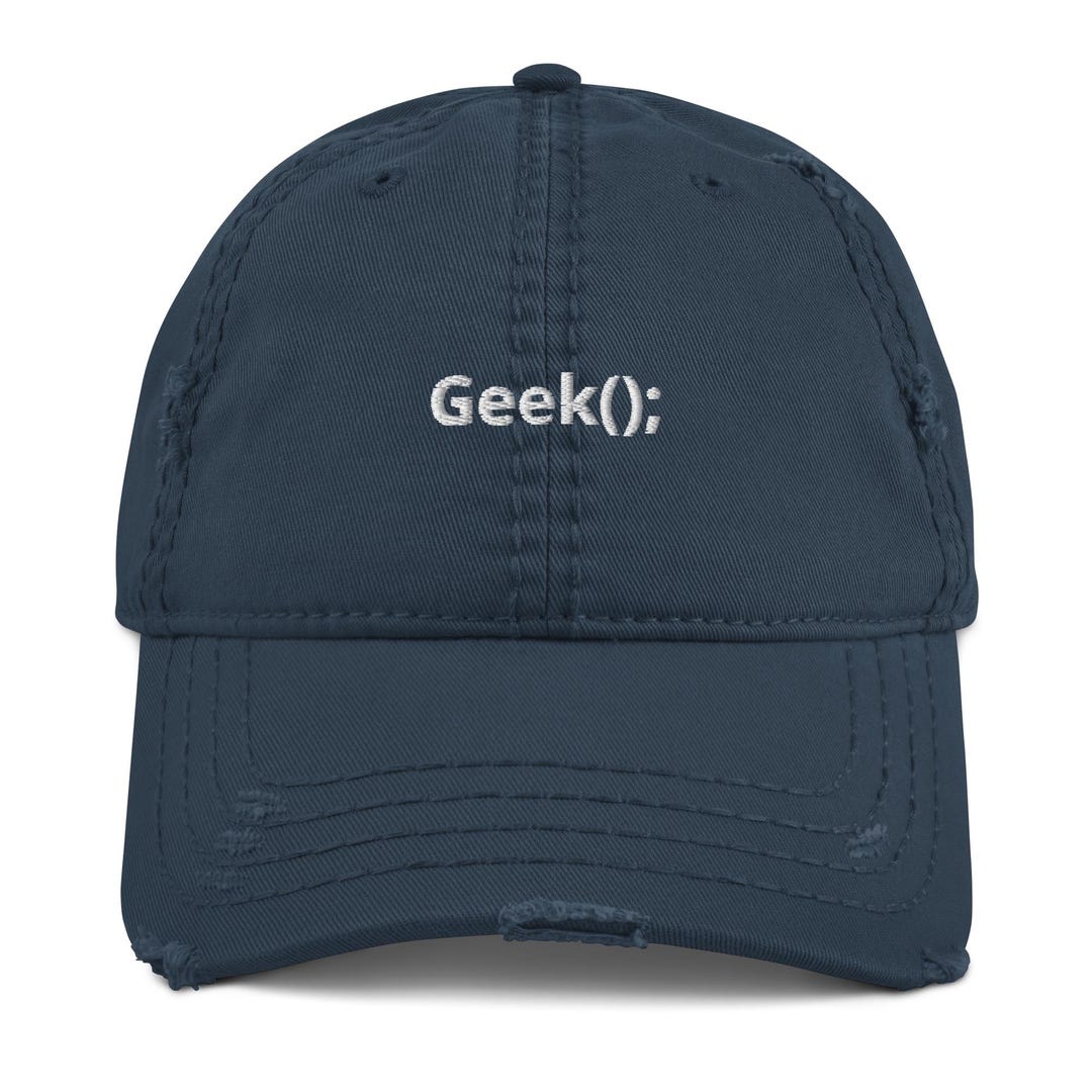 Geek Function Coding Meme Ripped Hat, Funny Gift, IT Tech Gift, Programmer Gift Coder Gift ...