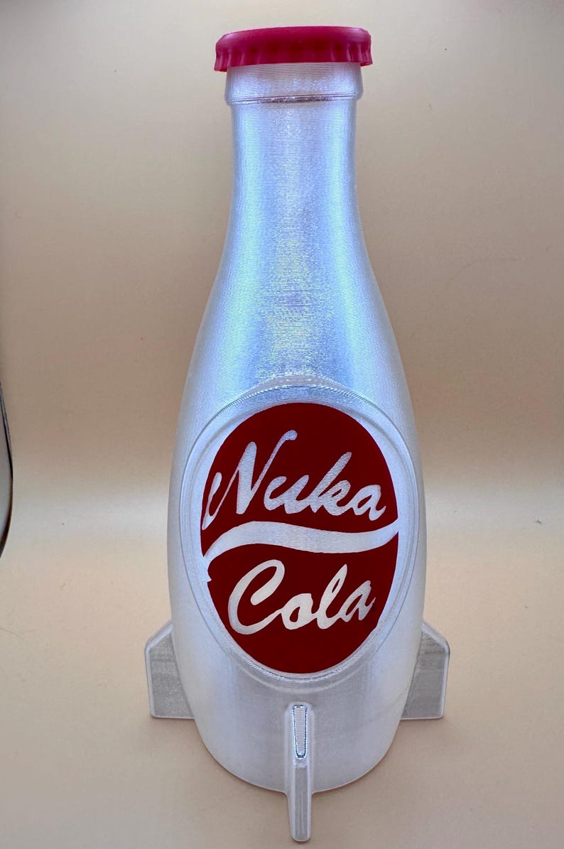 Nuka Cola Bottle: Fallout 3D Printed, Hand-painted Replica - Etsy