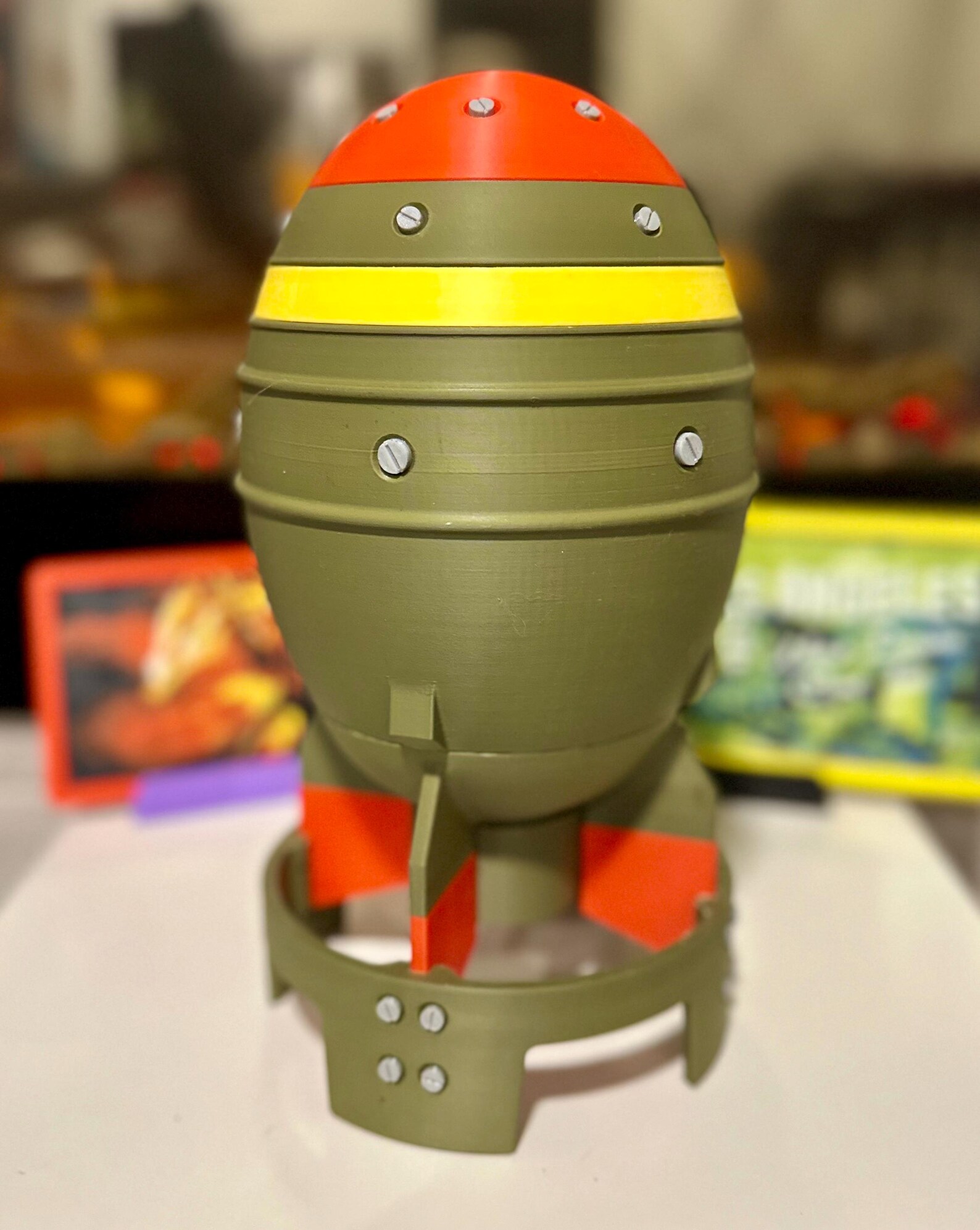 3d-printed Mini Nuke Storage Container Fallout 76 Inspired - Etsy