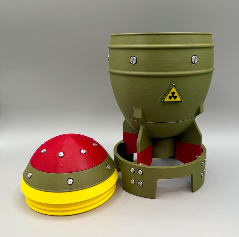 Fallout Mini Nuke Desk Organizer: Pen Holder, Planter, Storage Jar - Etsy