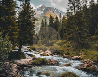 Mountain Stream - Etsy