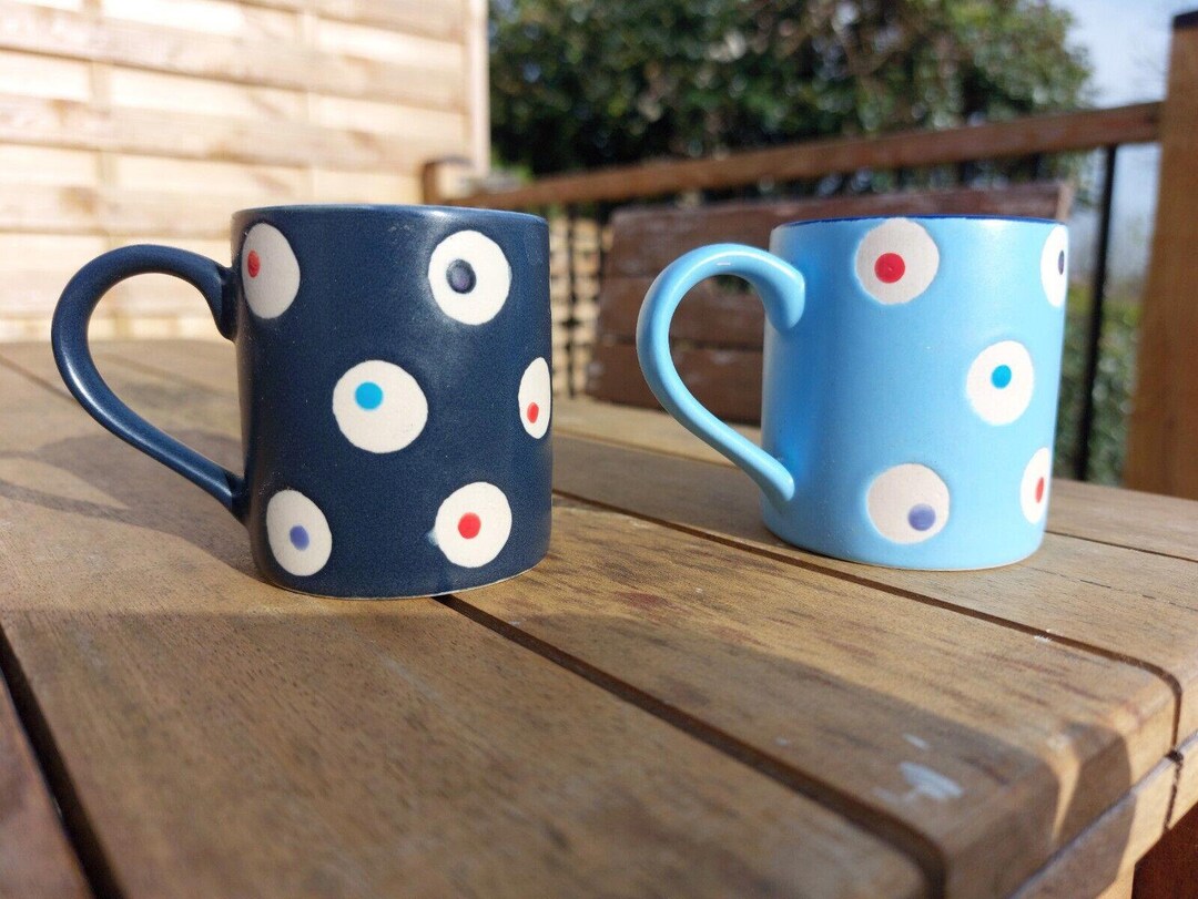 Whittards of Chelsea Expresso Mugs Pair Small Spotted - Etsy