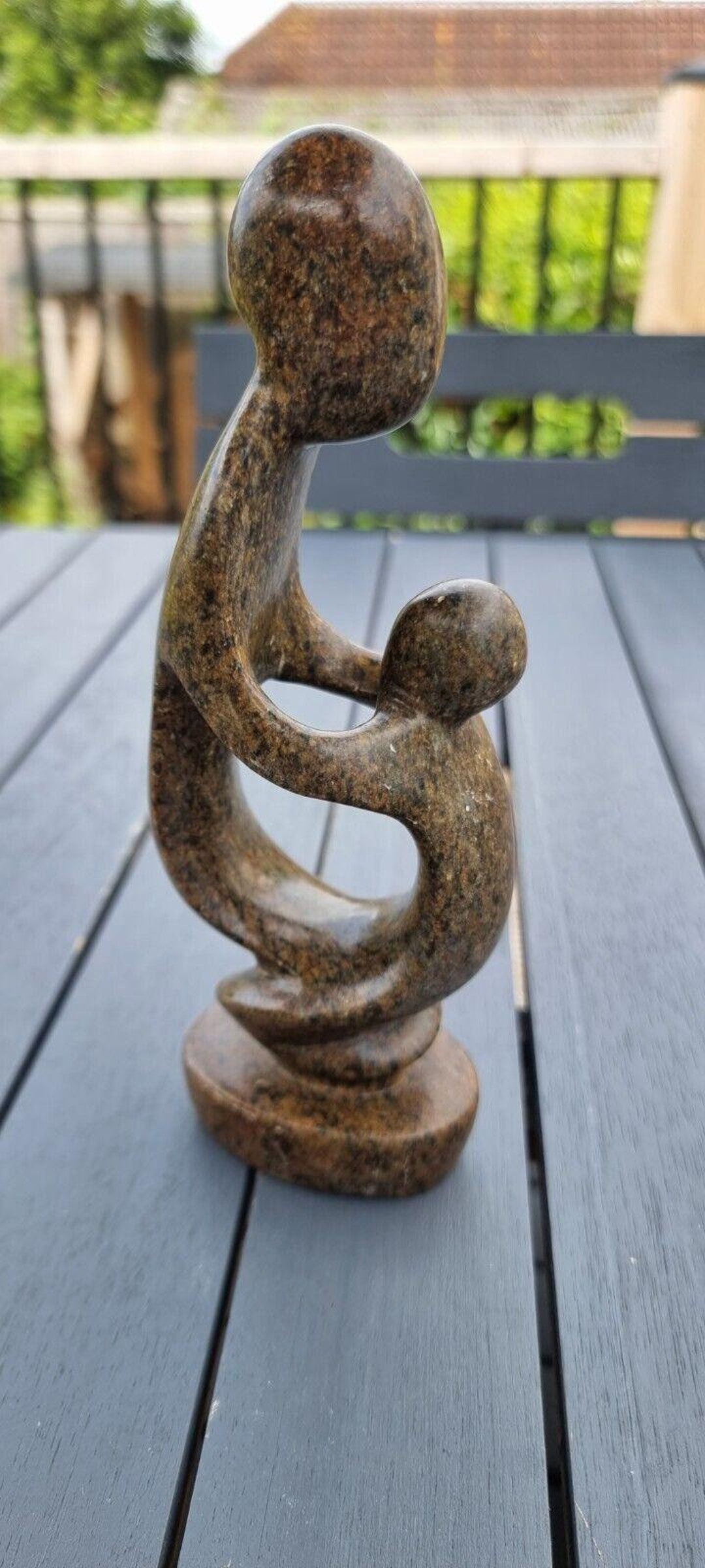 Mother & Child Abstract Figurine - Etsy
