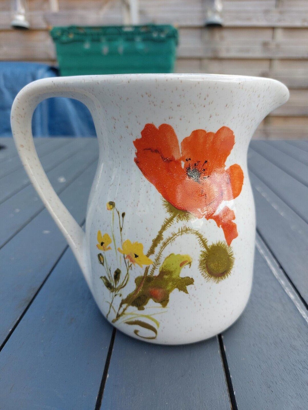 Kernewek Pottery Poppy Milk Jug - Etsy