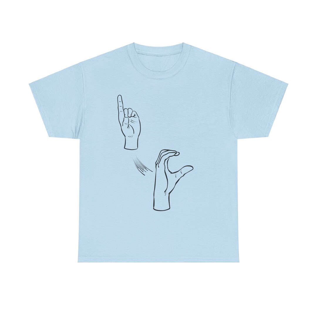 Handshape Washington, D.C. ASL Cotton Tee Multicolor - Etsy