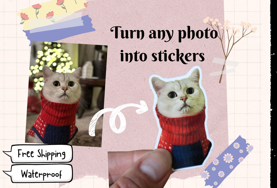 Personalized Photo Stickers, Custom, Waterproof and Scratch-resistant ...