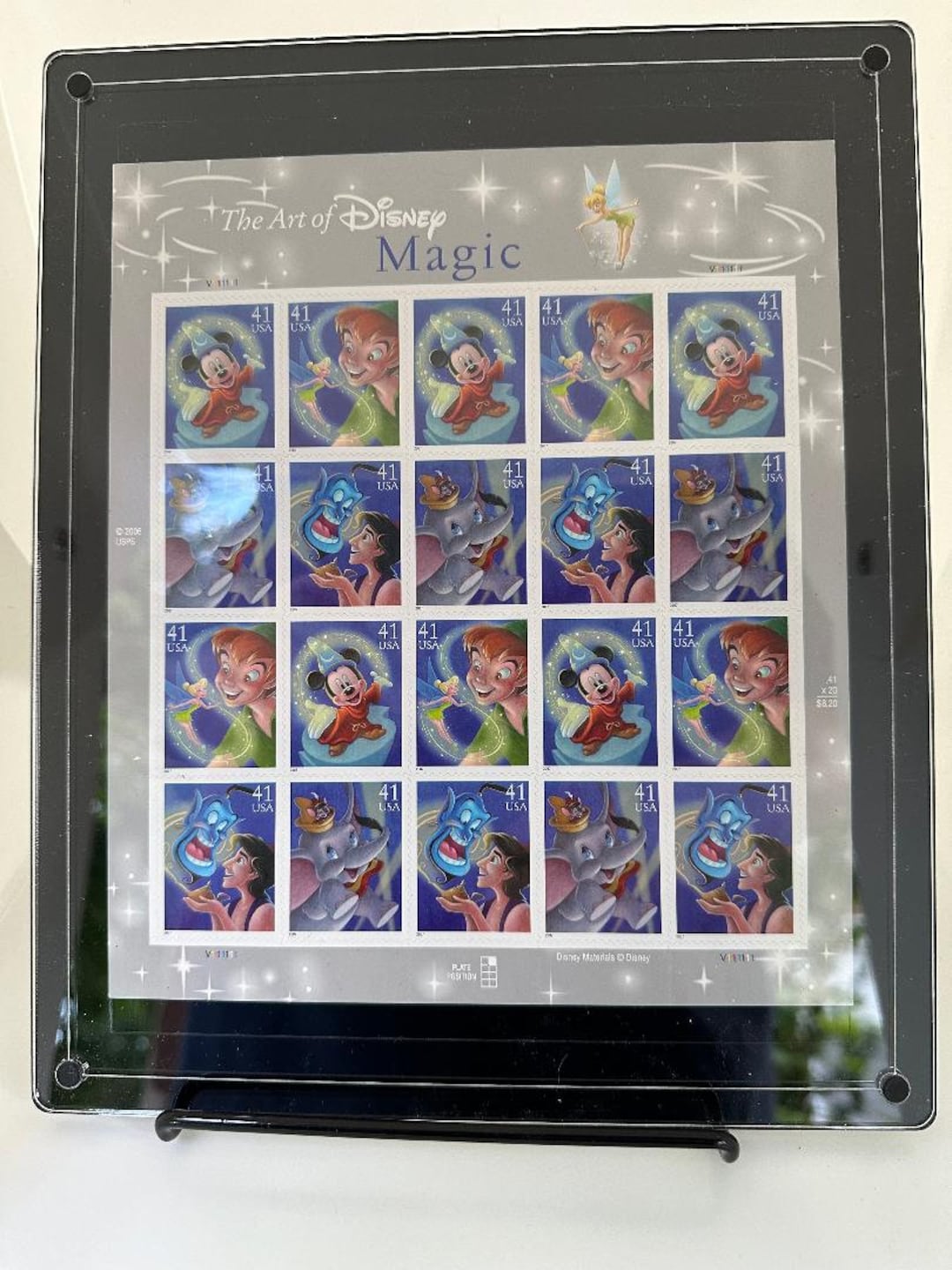 Art of Disney "magic" Collectable Postage Stamp Framed Artwork - Etsy