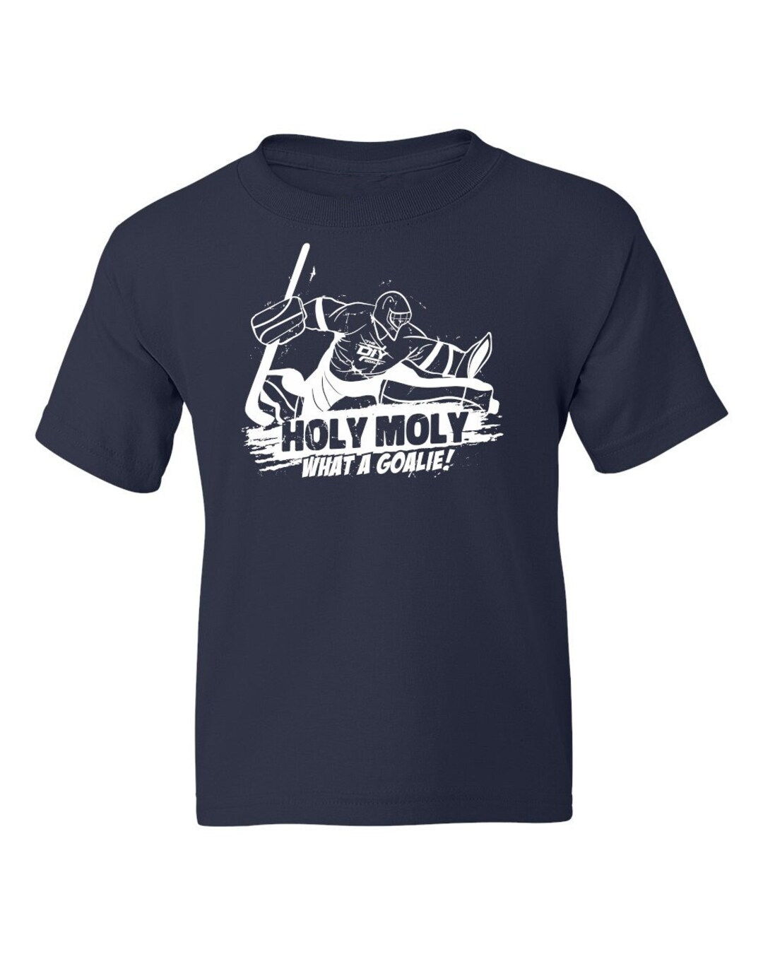 Holy Moly What a Goalie Kids Unisex Hockey T-shirt Gift for Hockey ...