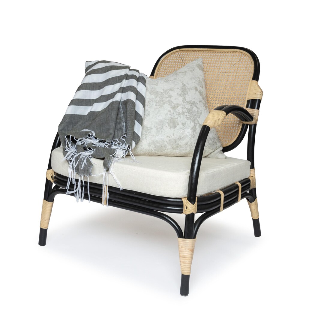 Wander Rattan Arm Chair - Etsy