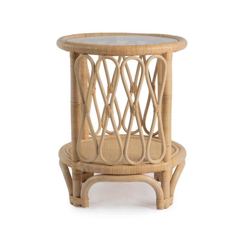 SAHARA Rattan Side Table - Etsy