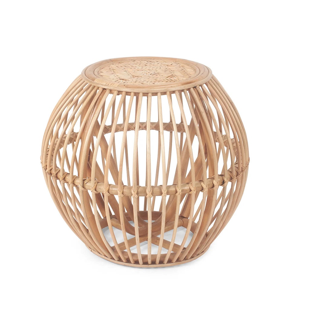 BOBBA Rattan Side Table - Etsy