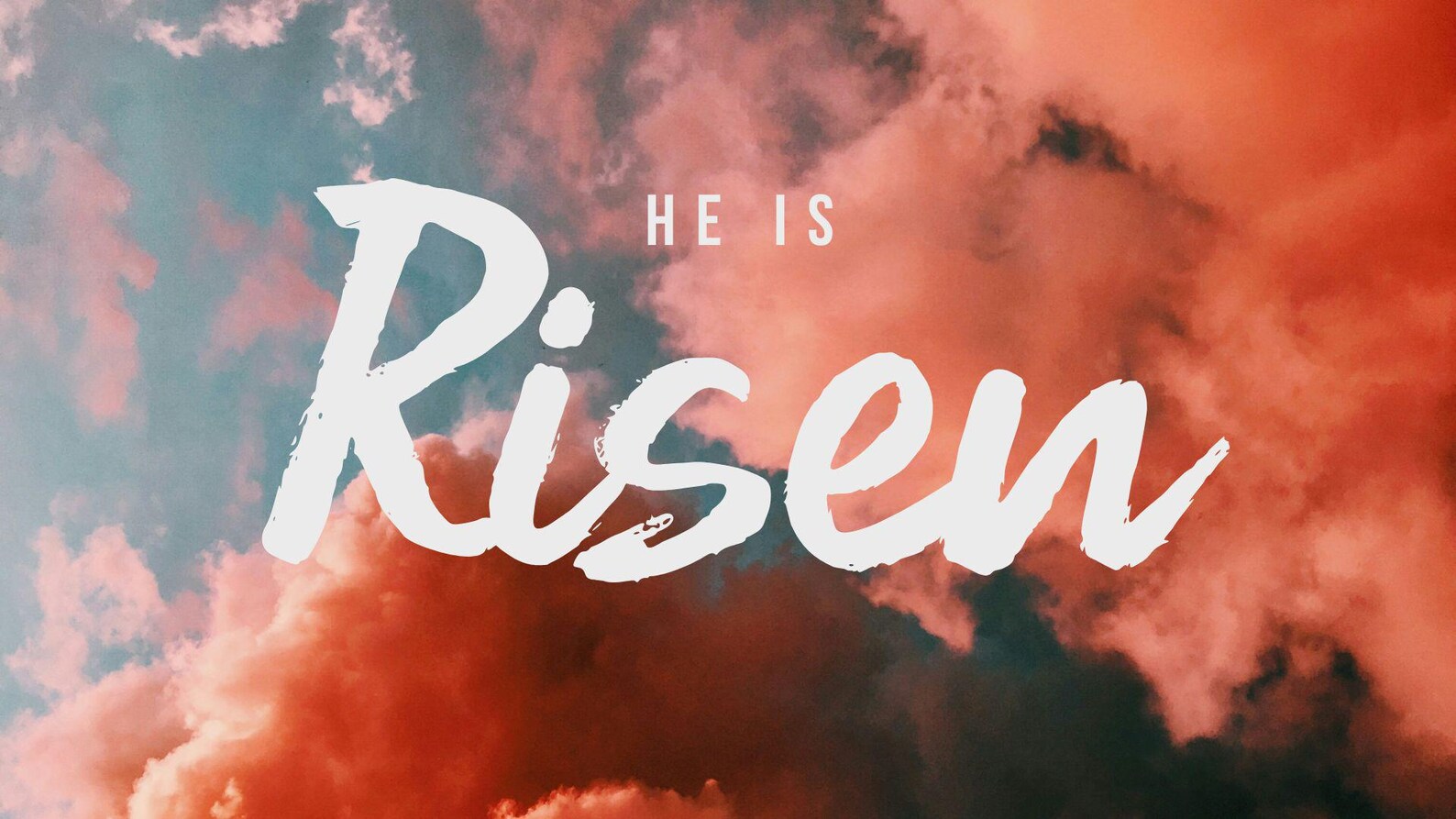 He is Risen - Easter Sermon Graphic | Christian Church Worship ...