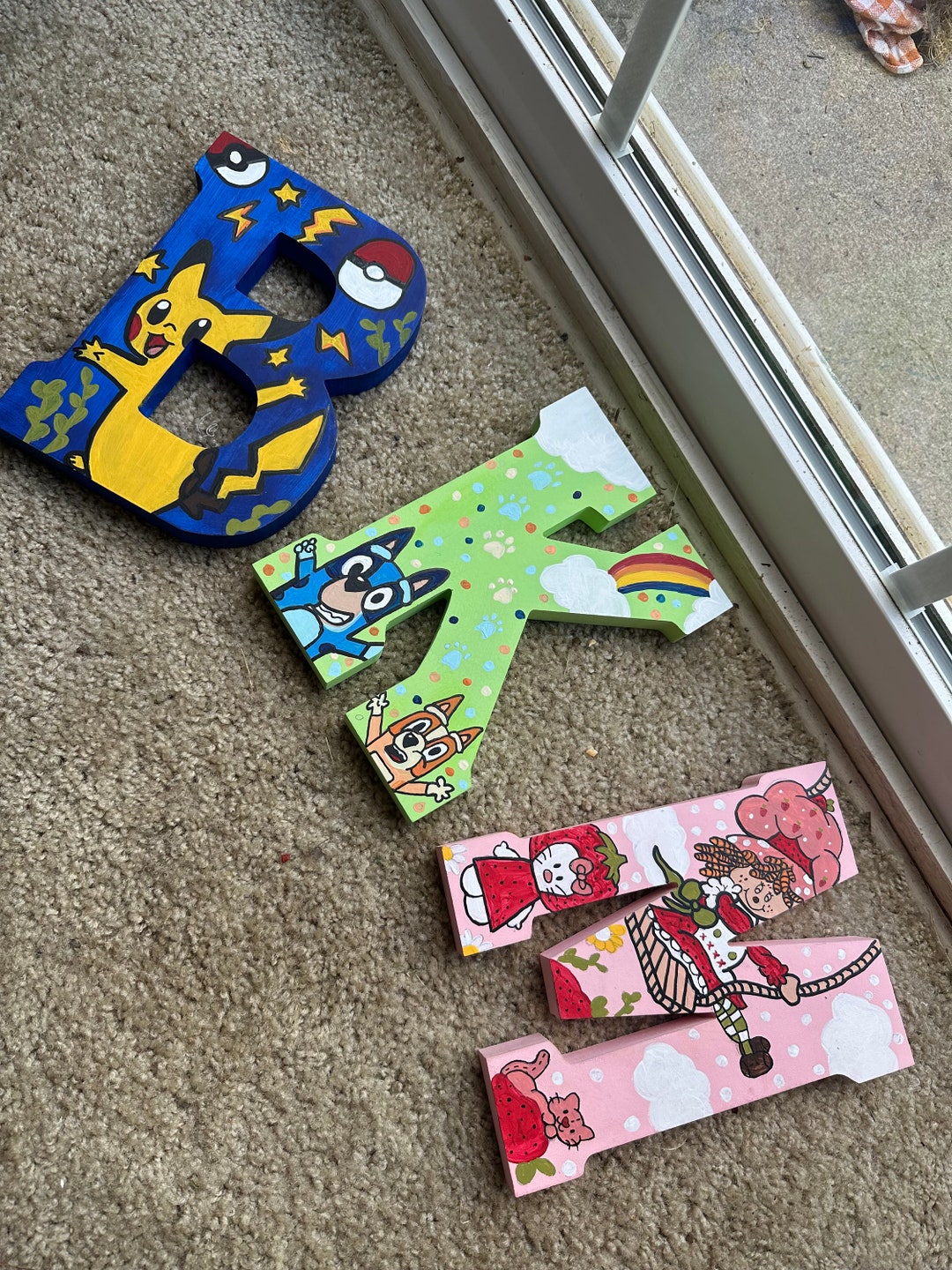 Custom Made Cartoon Character Letters - Etsy