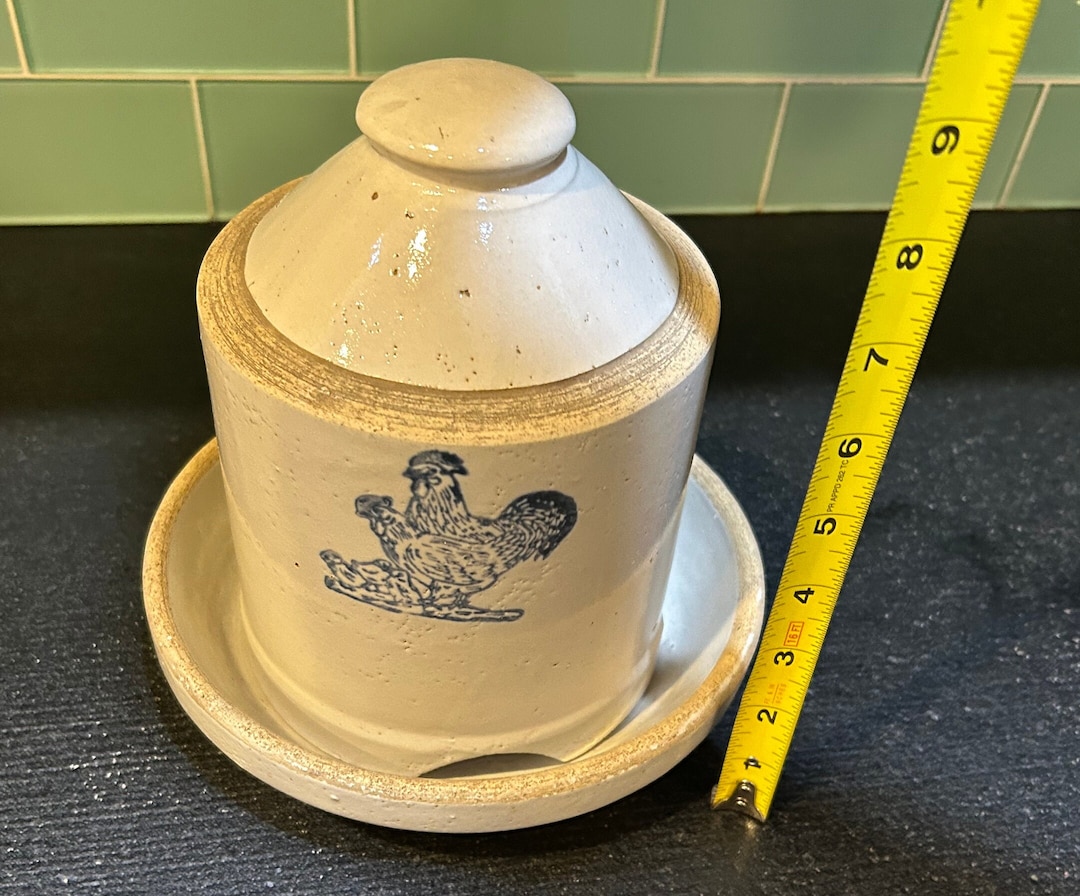 Antique Chicken Feeder - Etsy