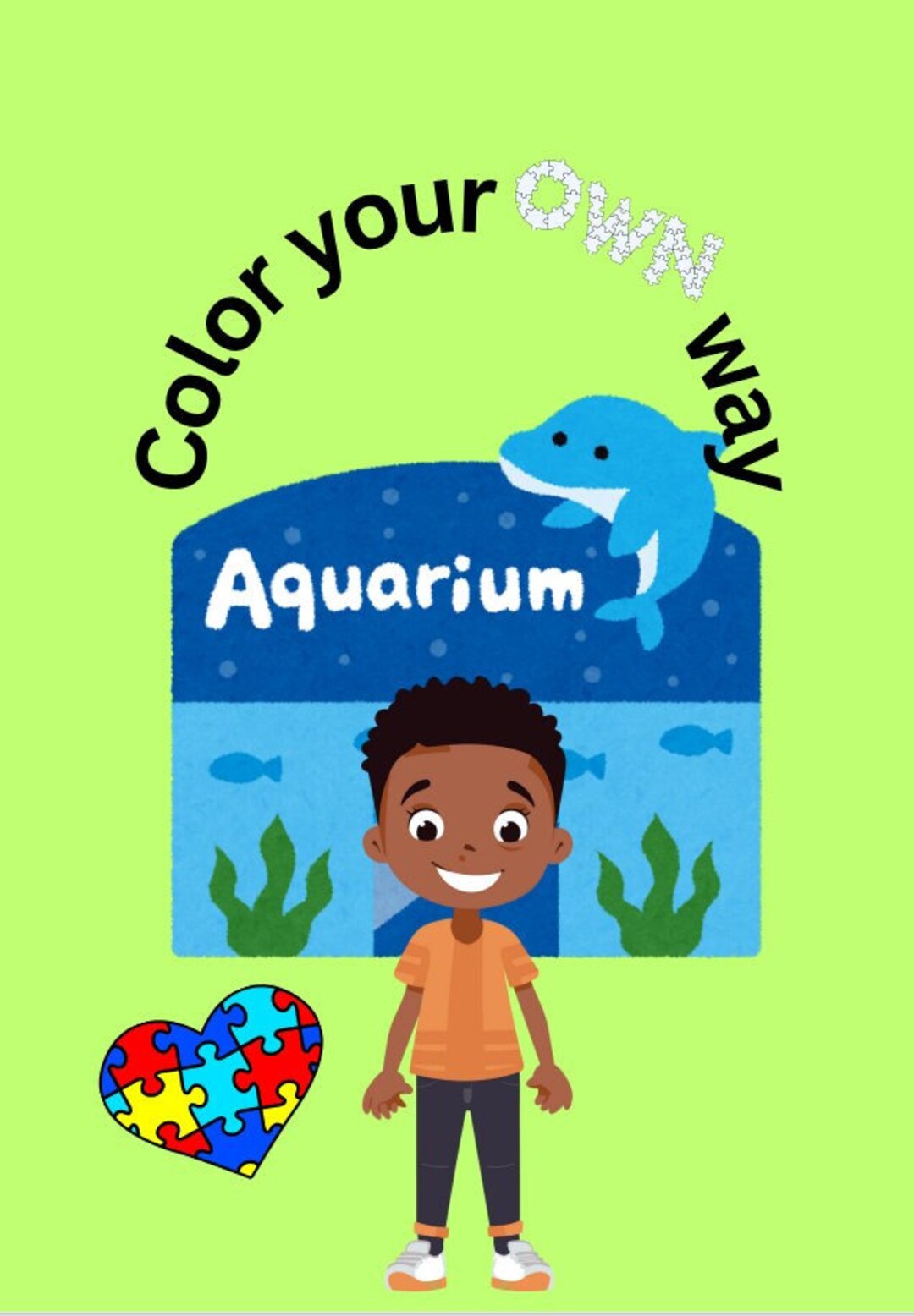 Autism Coloring Book, Special Needs - Etsy
