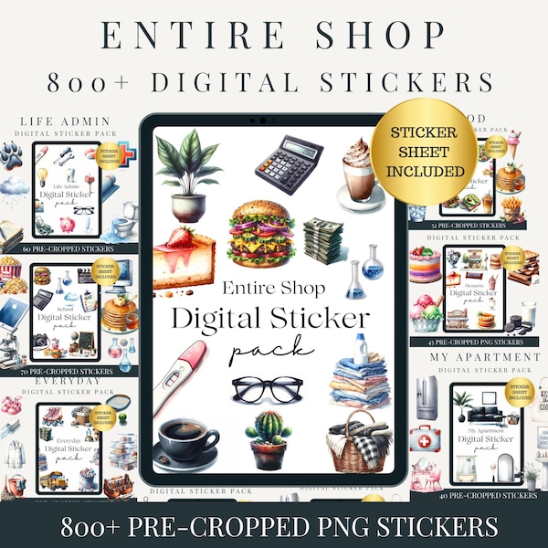 Digital Stickers - Etsy