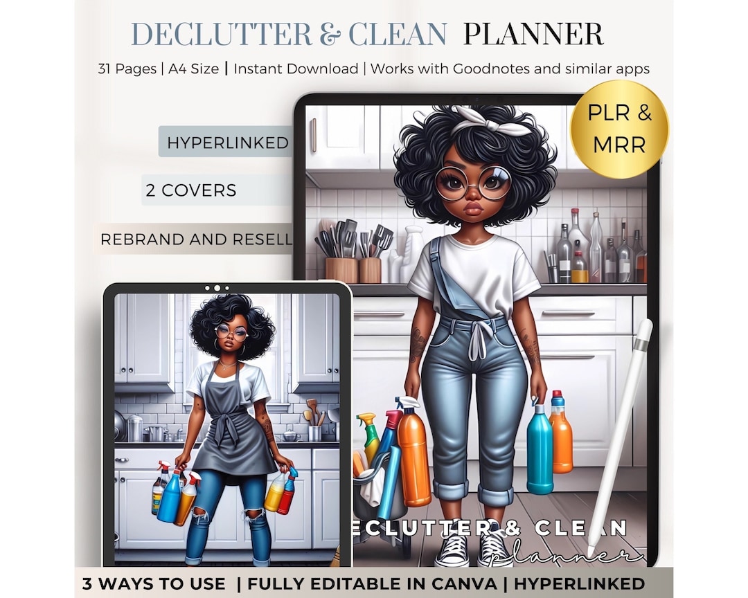 Declutter Planner | Konmari Checklist |home Organizer Planner PDF Printable | Chore Chart ...