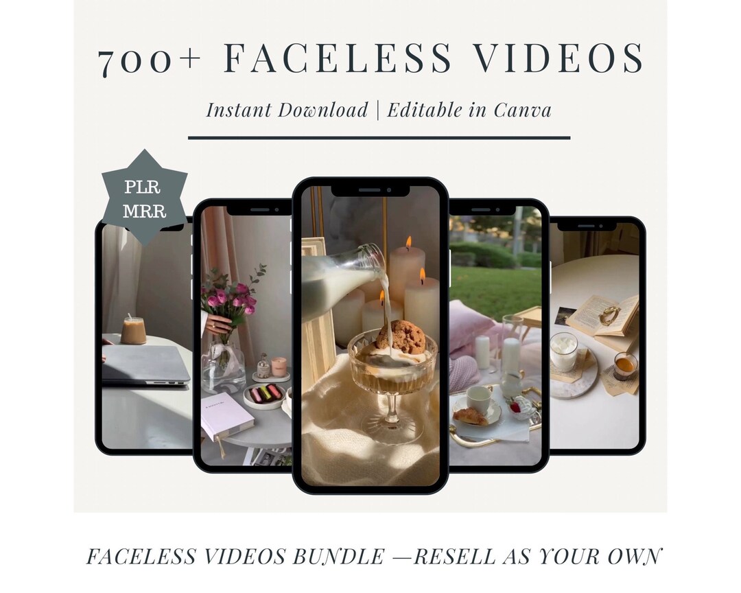 700 + Faceless Aesthetic Videos for Instagram Reels| Minimalist ...